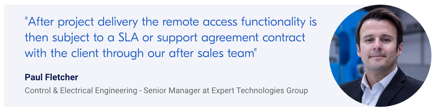 Expert Technologies sells remote access as a service